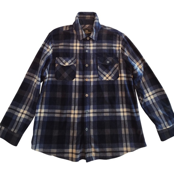 Freedom Foundry | Shirts | Freedom Foundry Mens Fleece Plaid Shirt Xl ...